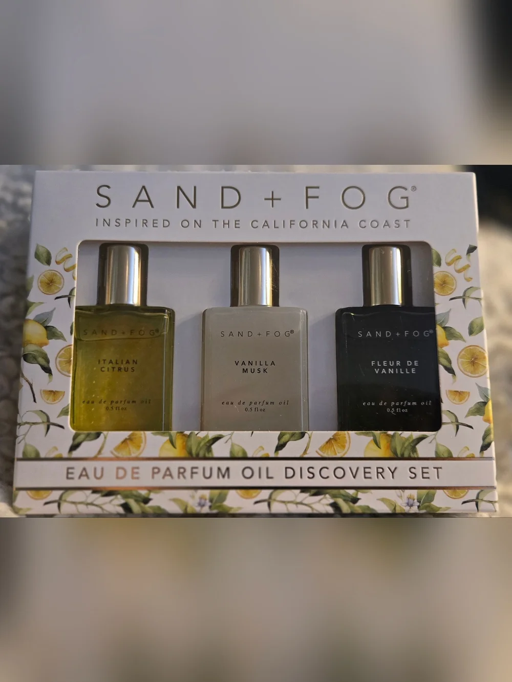 Sand + Fog | Bath & Body | New Sand Fog Eau De Parfum Oil Discovery Set ...